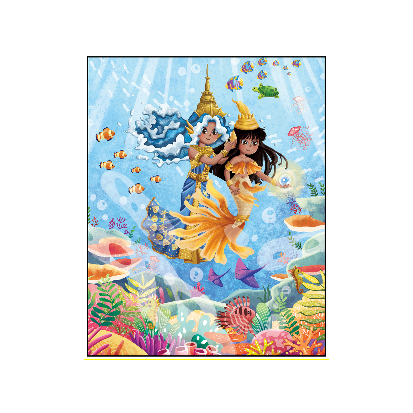 Moni Mekhala & Sovann Macha Art Print – Seilapak Khyom